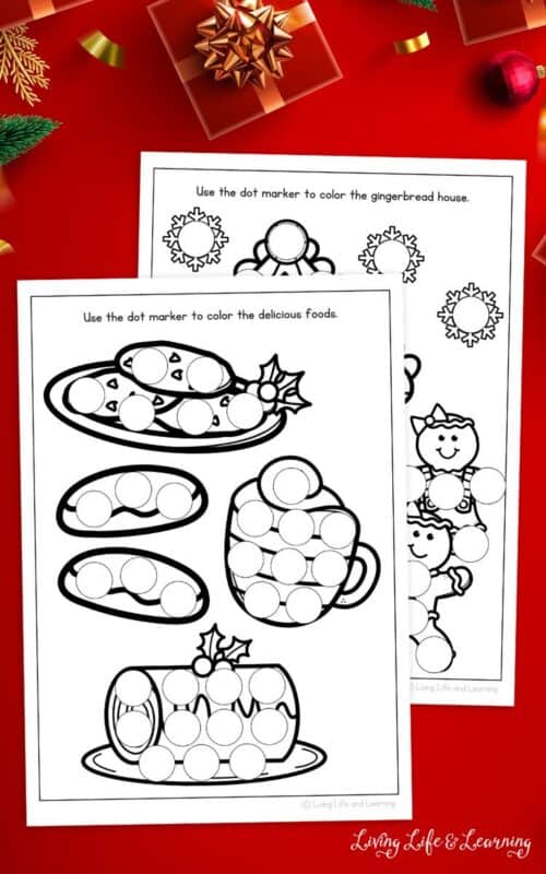 Christmas Do a Dot Printables to Build Fine Motor Skills