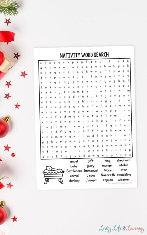 Nativity Word Search for Kids: Skills and Benefits
