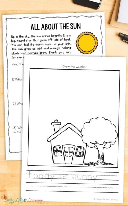 Sun Worksheets for Kindergarten: Engaging Printables