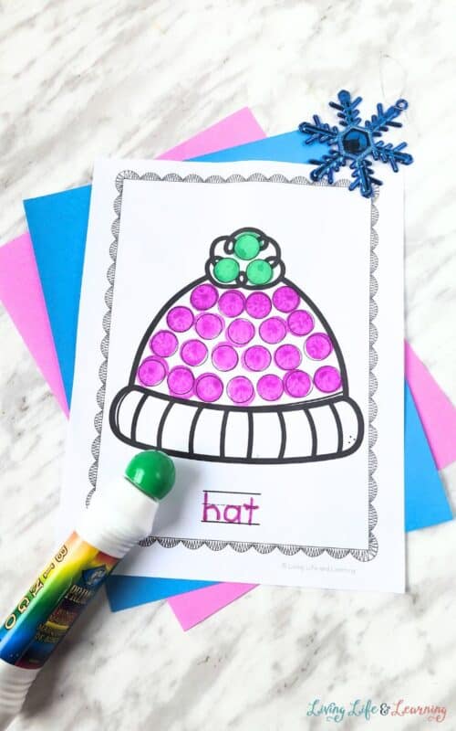 Winter Do a Dot Printables for Fun Fine Motor Skills