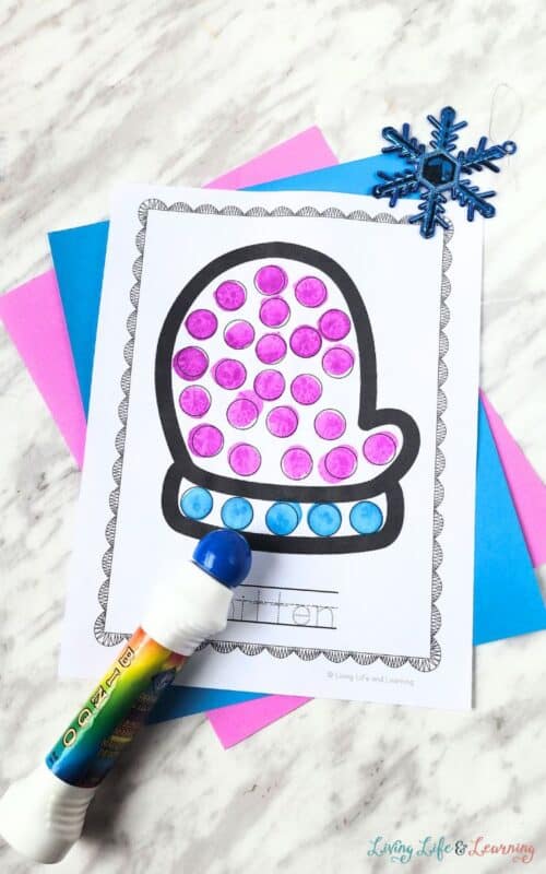 Winter Do a Dot Printables for Fun Fine Motor Skills