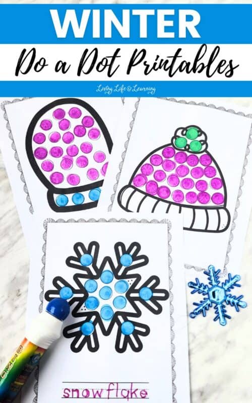 Winter Do a Dot Printables for Fun Fine Motor Skills