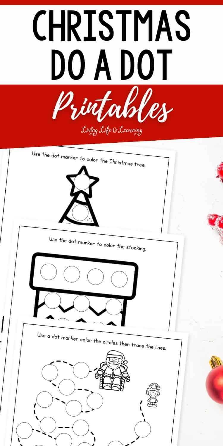 Christmas Do a Dot Printables to Build Fine Motor Skills