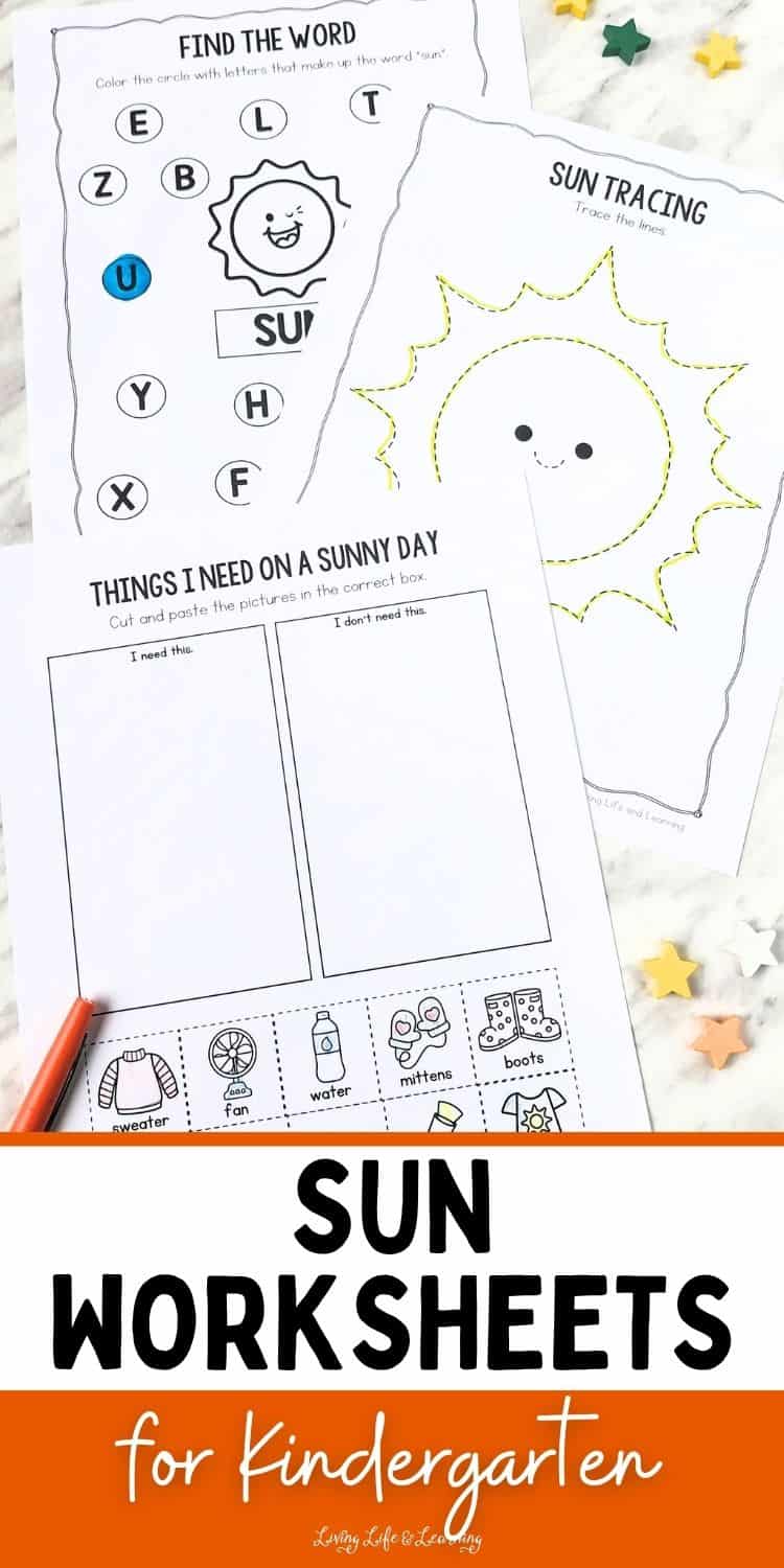 Sun Worksheets for Kindergarten: Engaging Printables