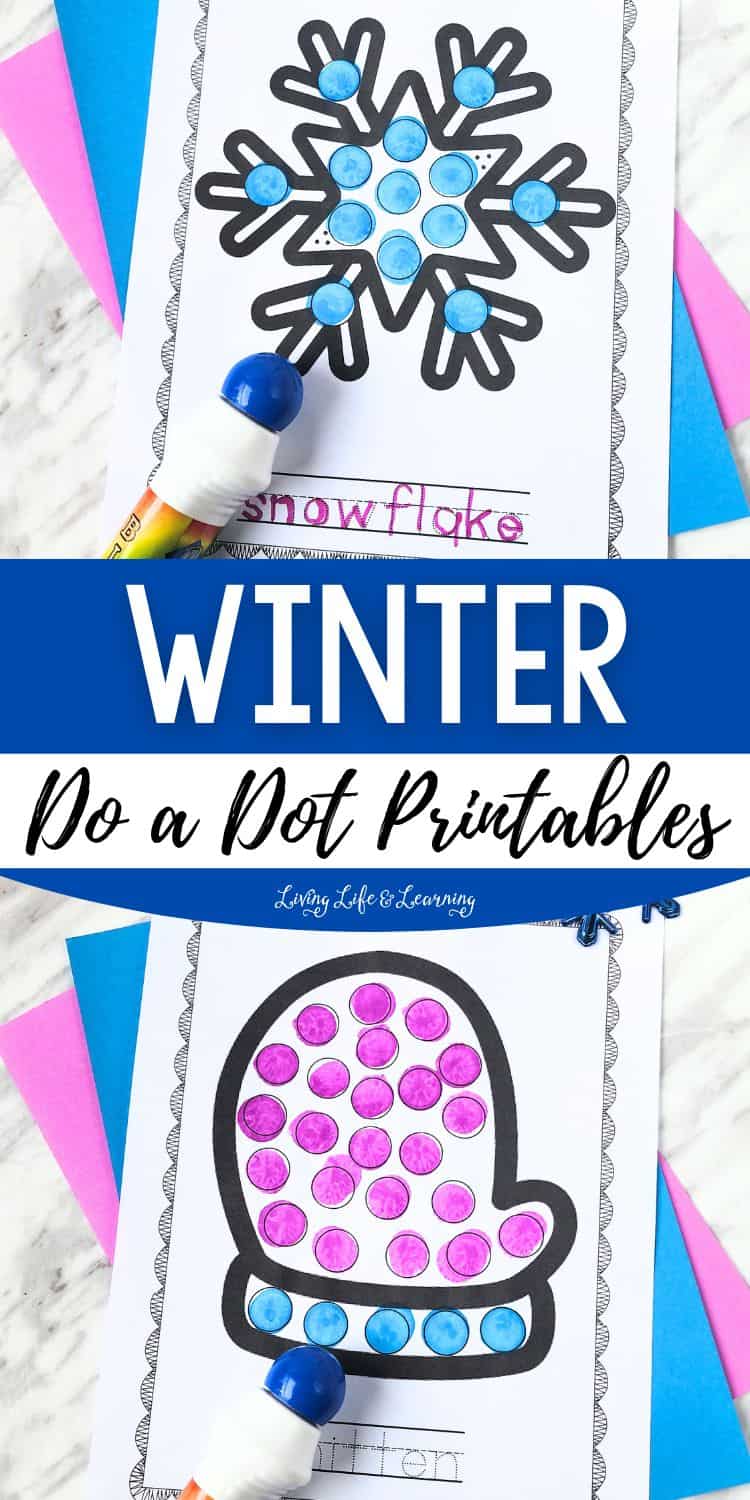 Winter Do a Dot Printables for Fun Fine Motor Skills