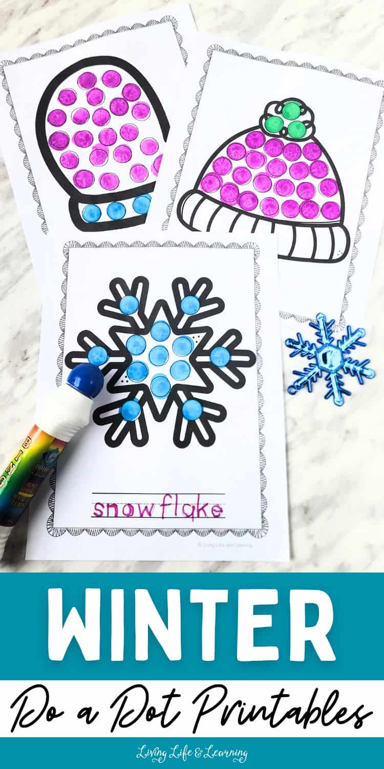 Winter Do a Dot Printables for Fun Fine Motor Skills