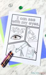 5 Senses Coloring Pages for Kids: Engaging Tools