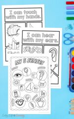 5 Senses Coloring Pages for Kids: Engaging Tools