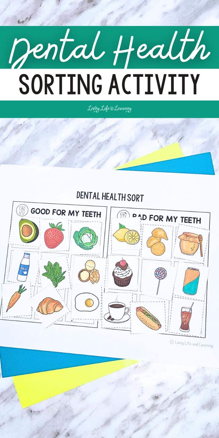 Dental Health Sorting Activity to Teach Oral Care