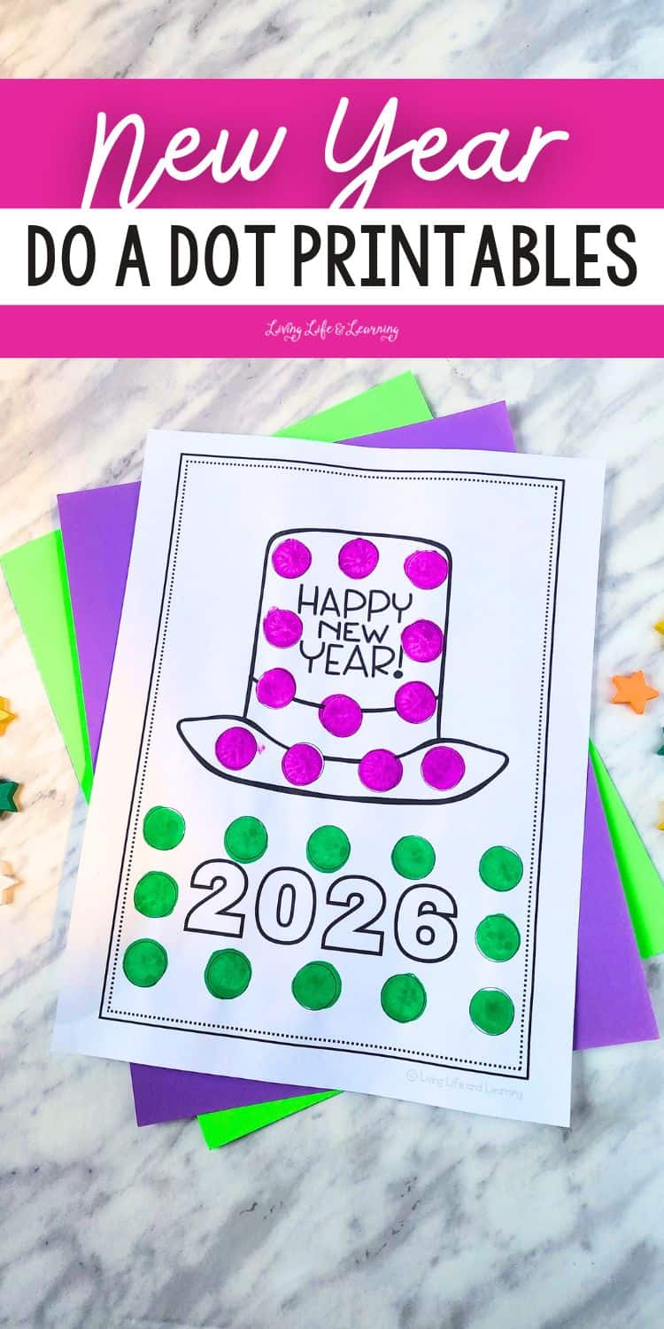 New Year Do a Dot Printables: Fun Learning Ideas