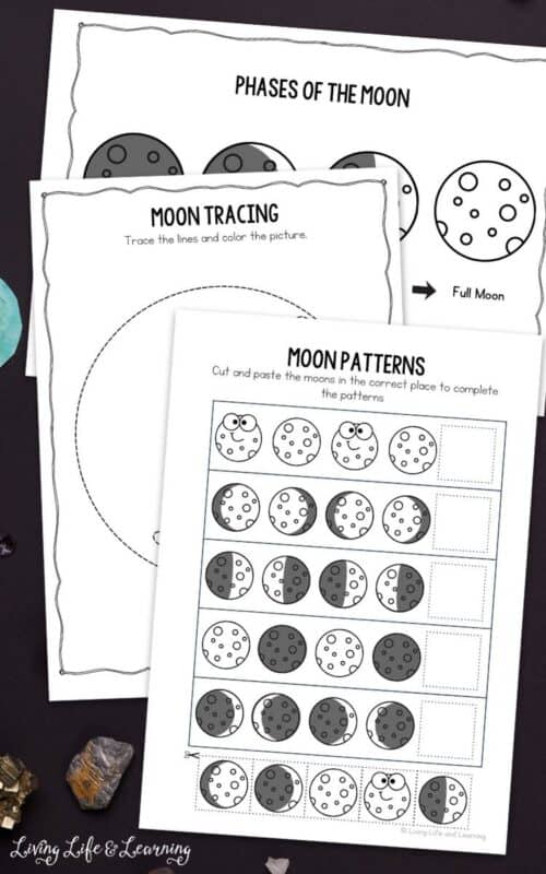 Moon Worksheets for Kindergarten: Engaging Space Activities
