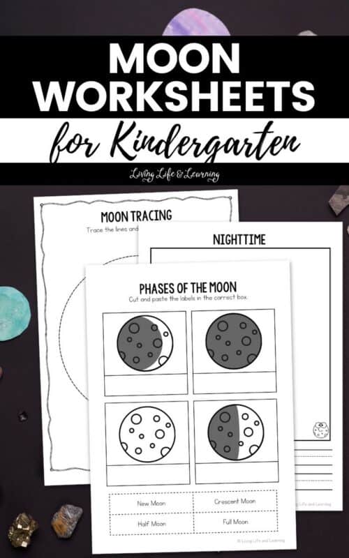 Moon Worksheets for Kindergarten: Engaging Space Activities