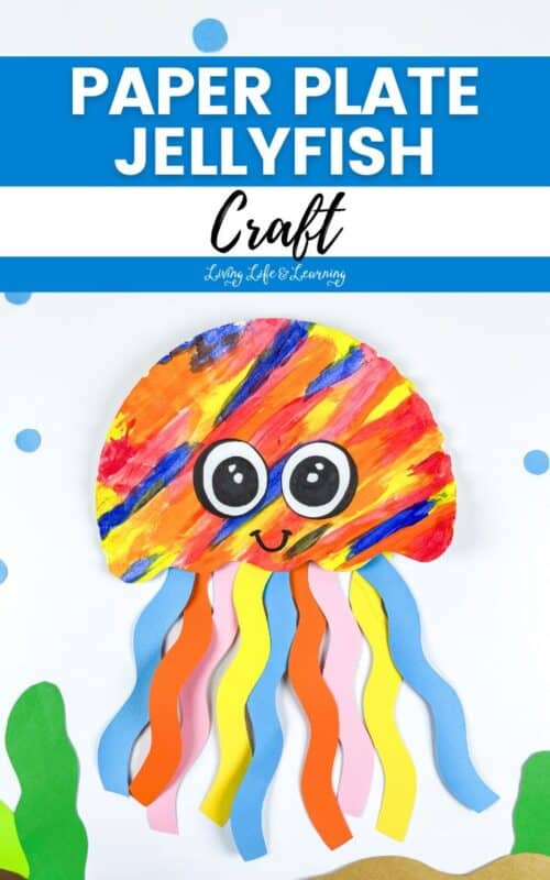 Paper Plate Jellyfish Craft for Ocean-Themed Learning