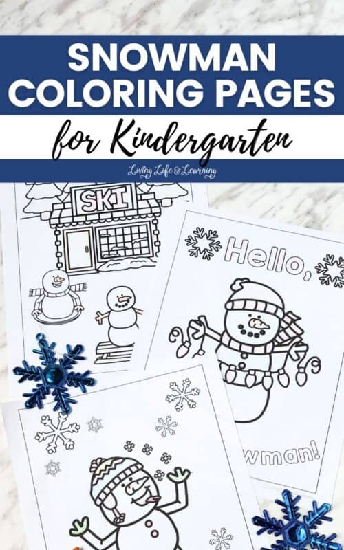Snowman Coloring Pages for Kindergarten: Creative Winter Activity