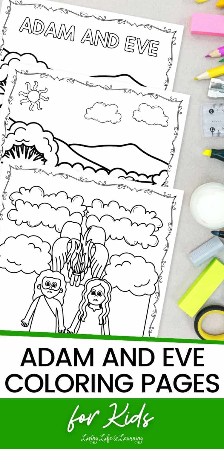 Adam and Eve Coloring Pages for Kids: A Creative Guide