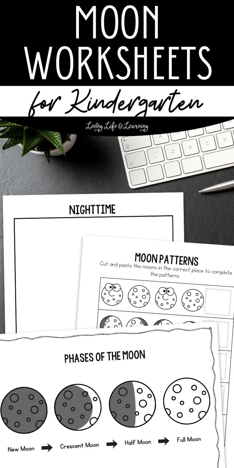 Moon Worksheets for Kindergarten: Engaging Space Activities