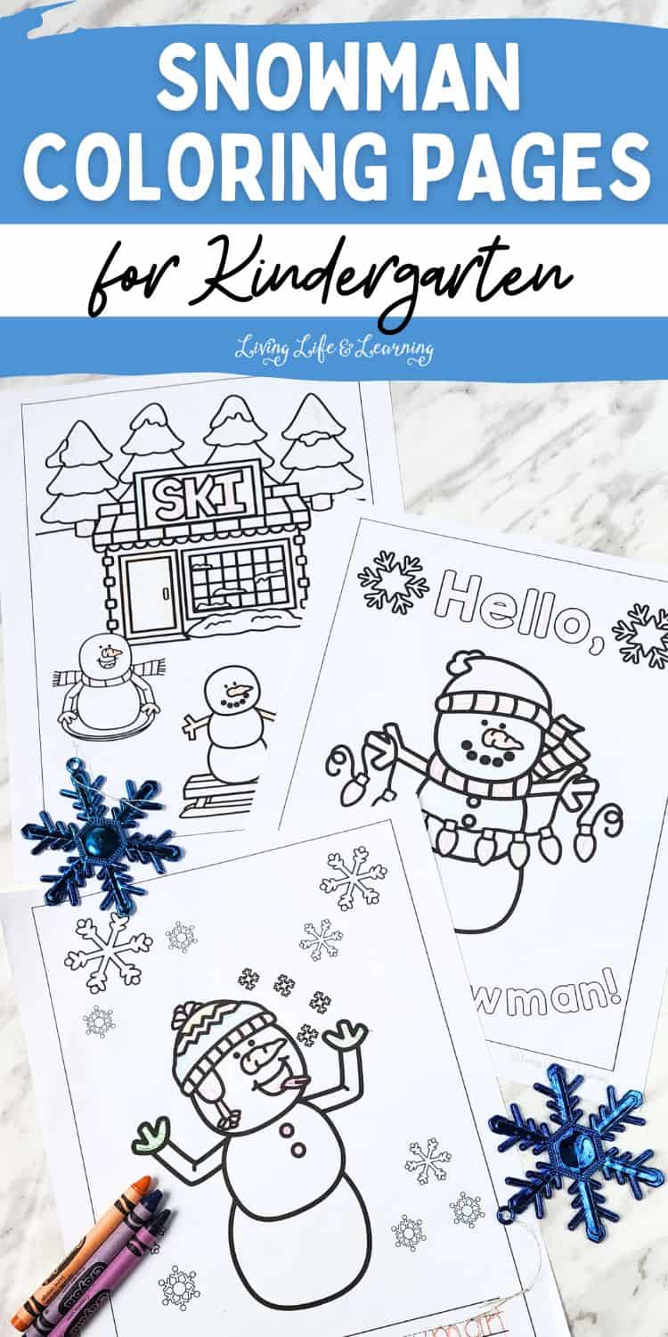 Snowman Coloring Pages for Kindergarten: Creative Winter Activity