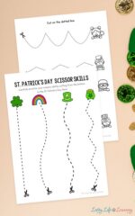 St. Patrick's Day Cutting Worksheets: Engage Your Kindergartener