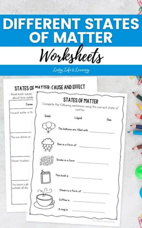 Different States of Matter Worksheets for Hands-On Learning