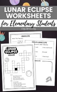 Fun Lunar Eclipse Worksheets for Elementary Students