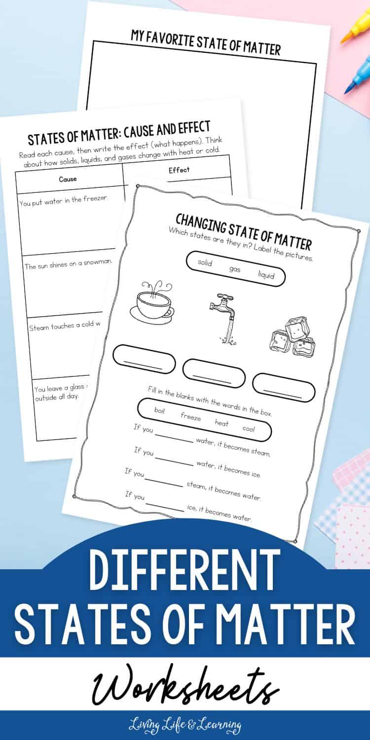 Different States of Matter Worksheets for Hands-On Learning