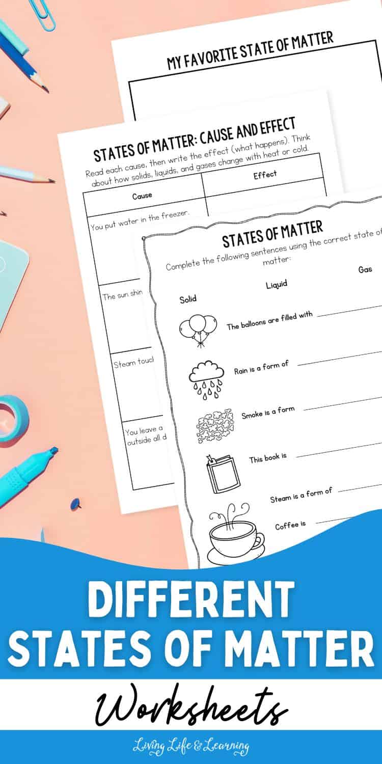 Different States of Matter Worksheets for Hands-On Learning
