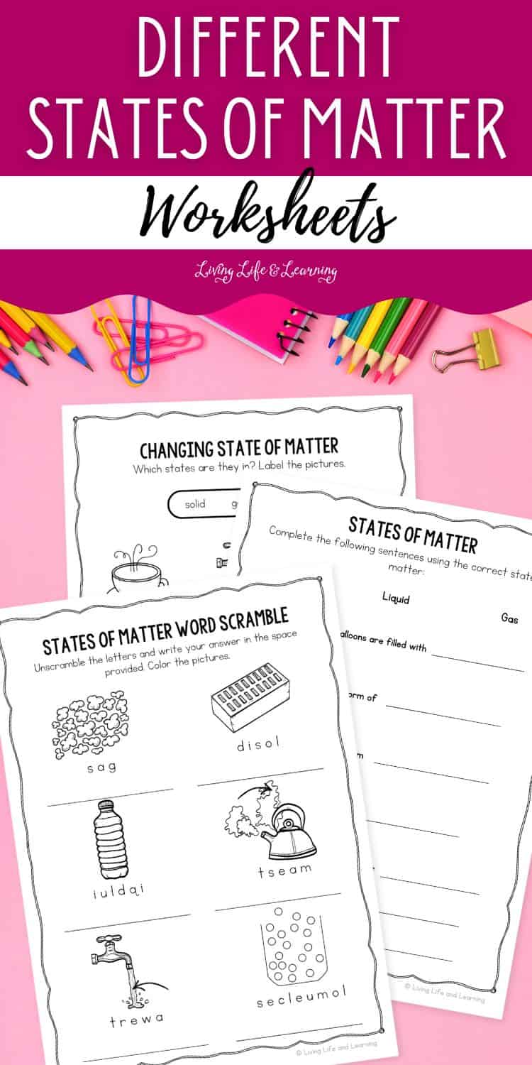Different States of Matter Worksheets for Hands-On Learning