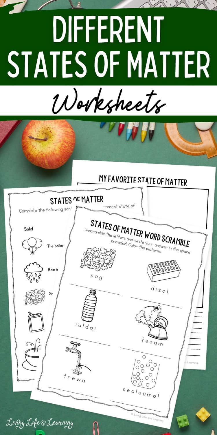 Different States of Matter Worksheets for Hands-On Learning