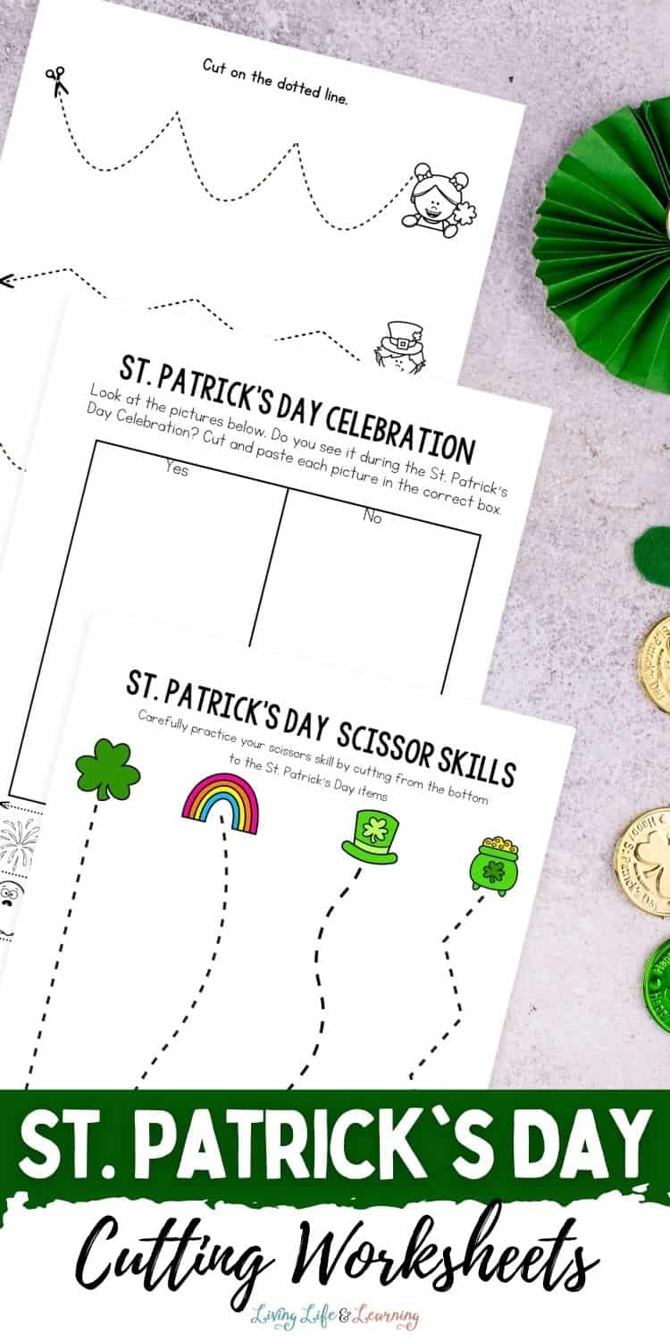 St. Patrick's Day Cutting Worksheets: Engage Your Kindergartener