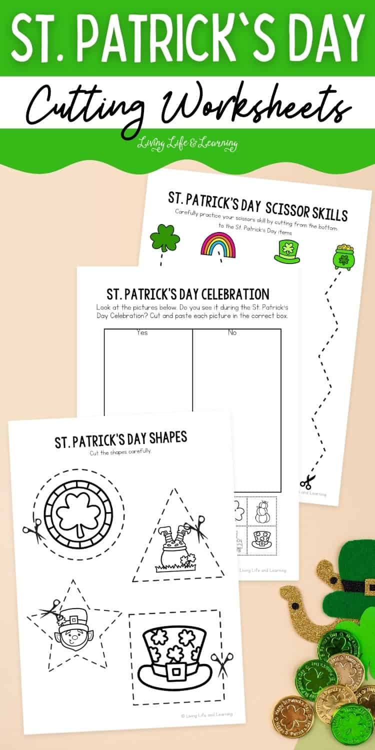 St. Patrick's Day Cutting Worksheets: Engage Your Kindergartener