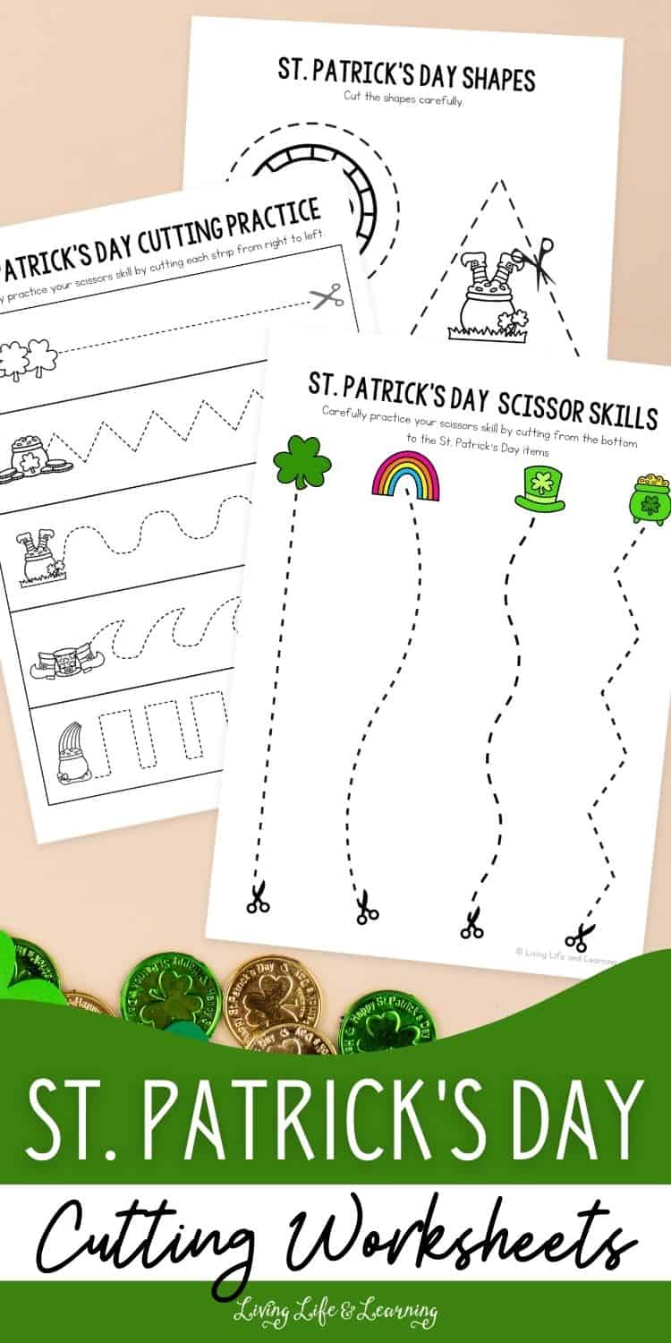 St. Patrick's Day Cutting Worksheets: Engage Your Kindergartener
