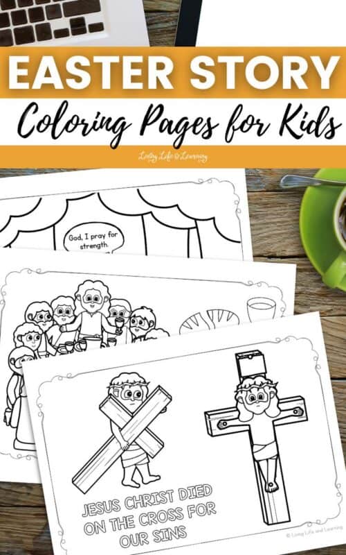 Easter Story Coloring Pages for Kids Creative Fun