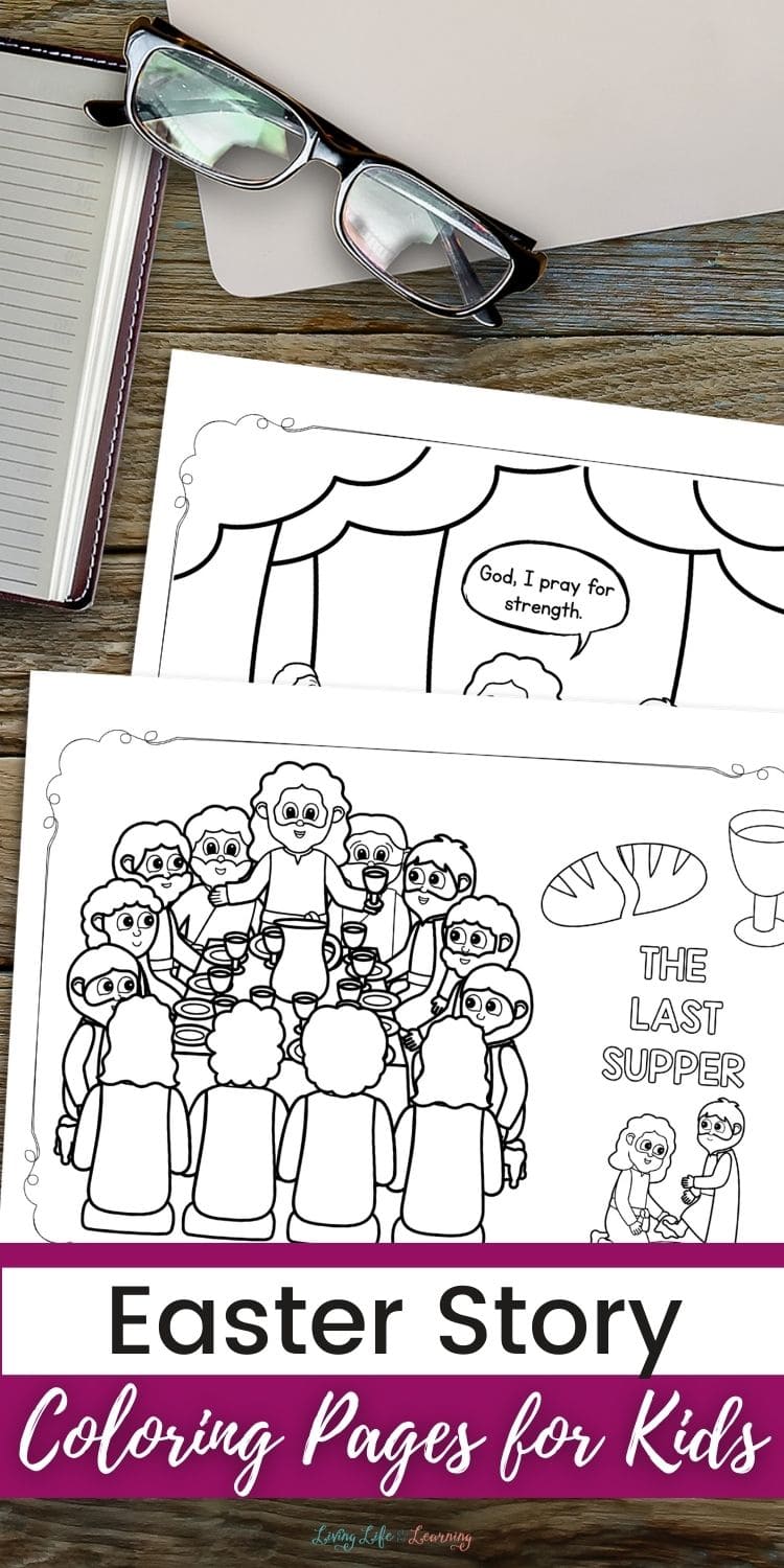 Easter Story Coloring Pages for Kids Creative Fun